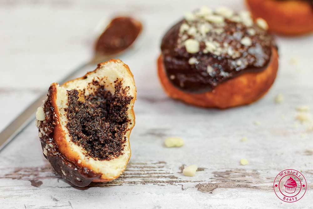 Pączki z makiem - przepis - Wypieki Beaty
