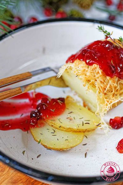 Kartofle hasselback po góralsku - przepis - Wypieki Beaty