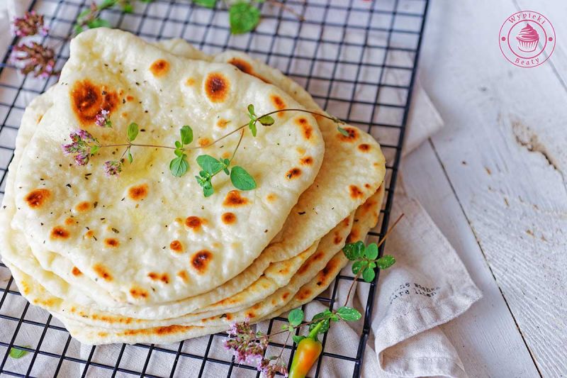 Chlebki naan - Prosty przepis na chlebek naan