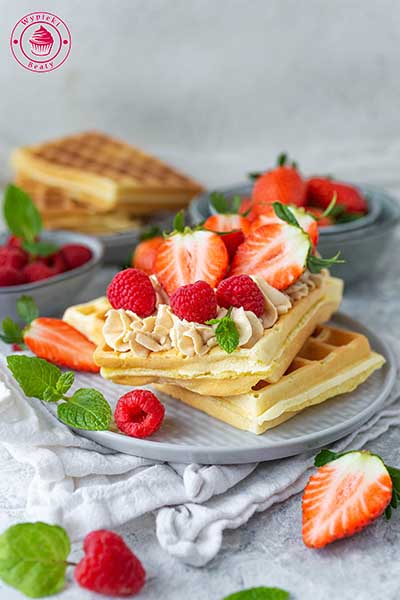 Ciasto na gofry z mascarpone - Przepis na ciasto gofrowe