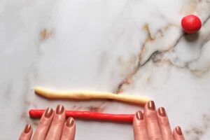 Ciasteczka cukrowe laski - przepis - Wypieki Beaty