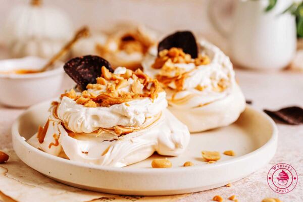 Bezy peanut butter - przepis - Wypieki Beaty