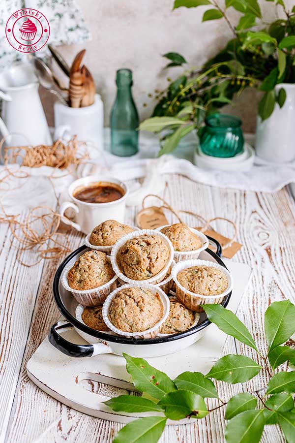 Przepis na muffinki z cukinią - Wypieki Beaty