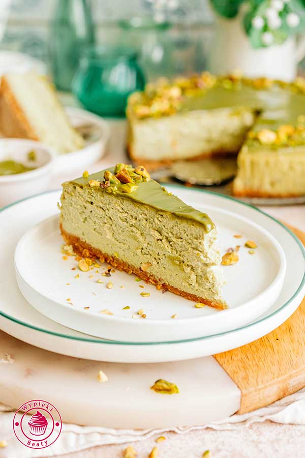 Przepis na sernik pistacjowy - Wypieki Beaty