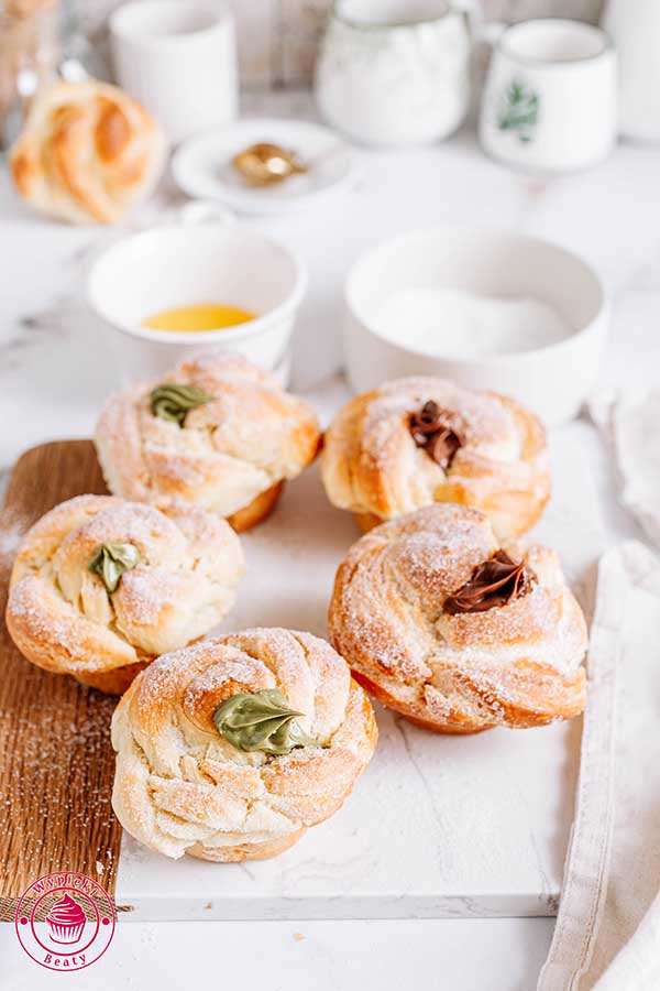 Muffinki cruffiny - przepis - Wypieki Beaty